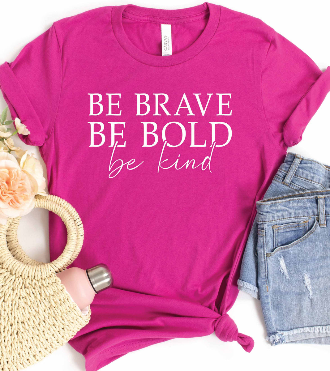 "Be Brave" Graphic T-Shirt – The Joy Box Project